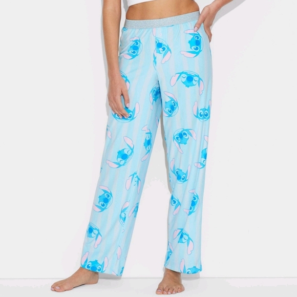 Disney | Intimates & Sleepwear | Womens Disney Stitch Sleep Pants ...